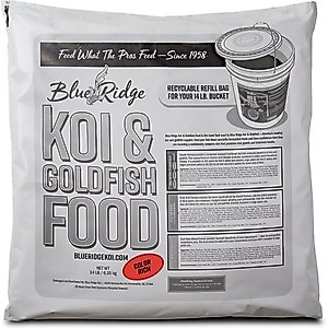BLUE RIDGE KOI & GOLDFISH Cool Water Wheat Formula Koi & Goldfish Food ...