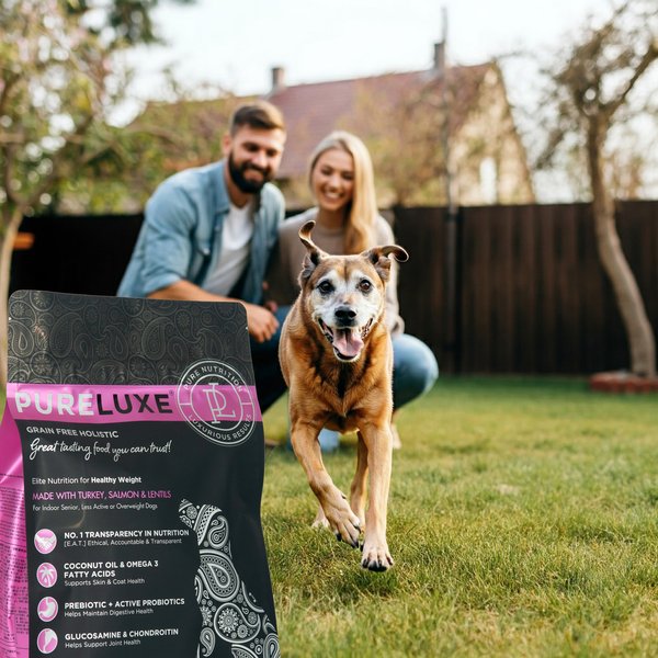 PURELUXE ELITE NUTRITION Healthy Weight Grain-Free Turkey, Salmon ...