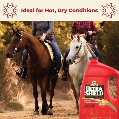 ABSORBINE Ultrashield Red Insecticide & Repellent Horse Fly Spray ...