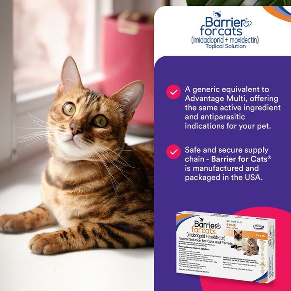 BARRIER Topical Solution for Cats, 5.1-9 lbs - Easy Refills | Chewy Rx