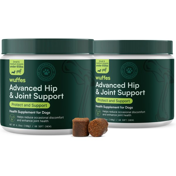 WUFFES Advanced Hip & Joint Supplement with Glucosamine & Chondroitin ...
