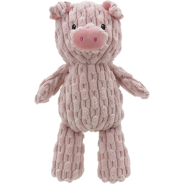 DOGLINE Pig Squeaky Dog Toy, 12-in - Chewy.com