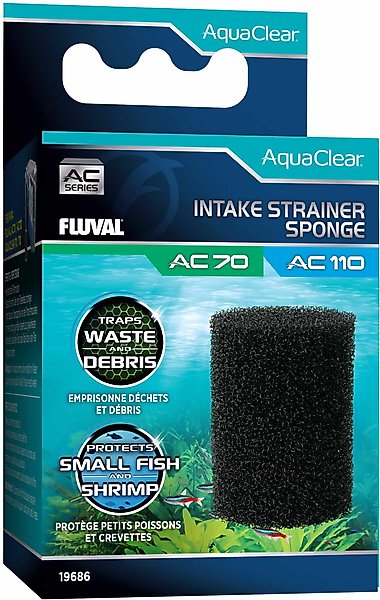 FLUVAL Intake Strainer Sponge for AC70/AC110 Aquarium Power Filter ...