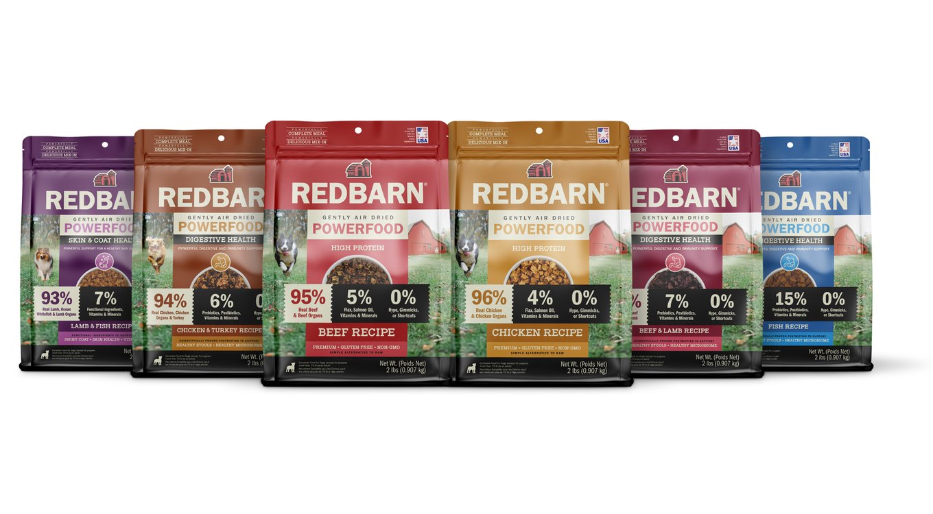REDBARN Powerfood Beef High Protein Grain-Free Gently Air Dried Dog ...