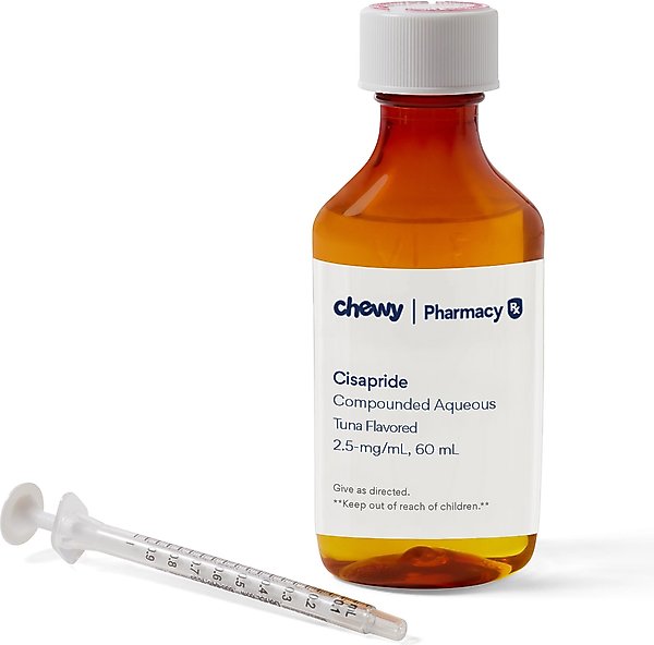 CISAPRIDE COMPOUNDED Oral Oil Liquid Tuna Flavored for Animals, 2.5-mg ...