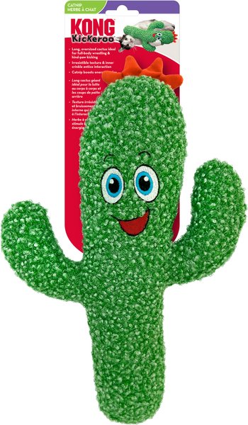 KONG Kickeroo Cactus One Size Cat Toy, Green, One Size - Chewy.com