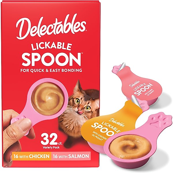 HARTZ Delectables Lickable Spoon Variety Pack Handheld Creamy Cat ...