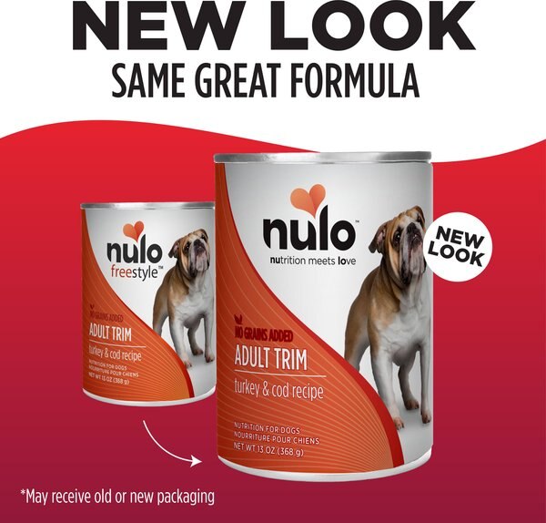NULO Adult Trim Weight Management Grain-Free Turkey & Cod Recipe Wet ...