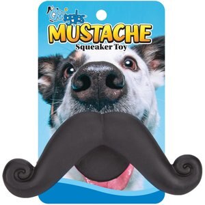 Out of Stock - GRIGGLES Mustache Squeaker Plush Dog Toy - Chewy.com