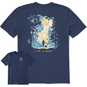 Out of Stock - LIFE IS GOOD Men's Best Things Golden Dock Crusher Tee ...
