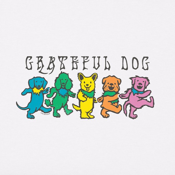 LIFE IS GOOD Women's Grateful Dog Crusher Tee, Large - Chewy.com