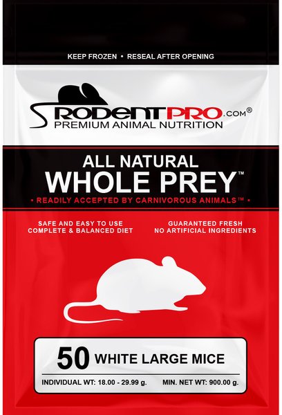 RODENT PRO Frozen Reptile Food, Large Mice, 50 count - Chewy.com