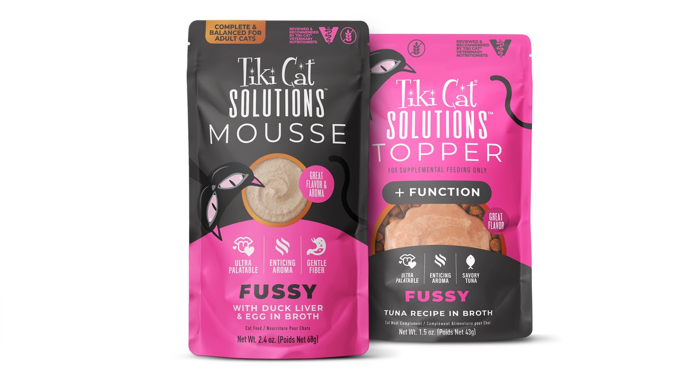 New Version Available - TIKI CAT Solutions Fussy Tuna Recipe in Broth Wet Cat Food Topper, 1.5 ...