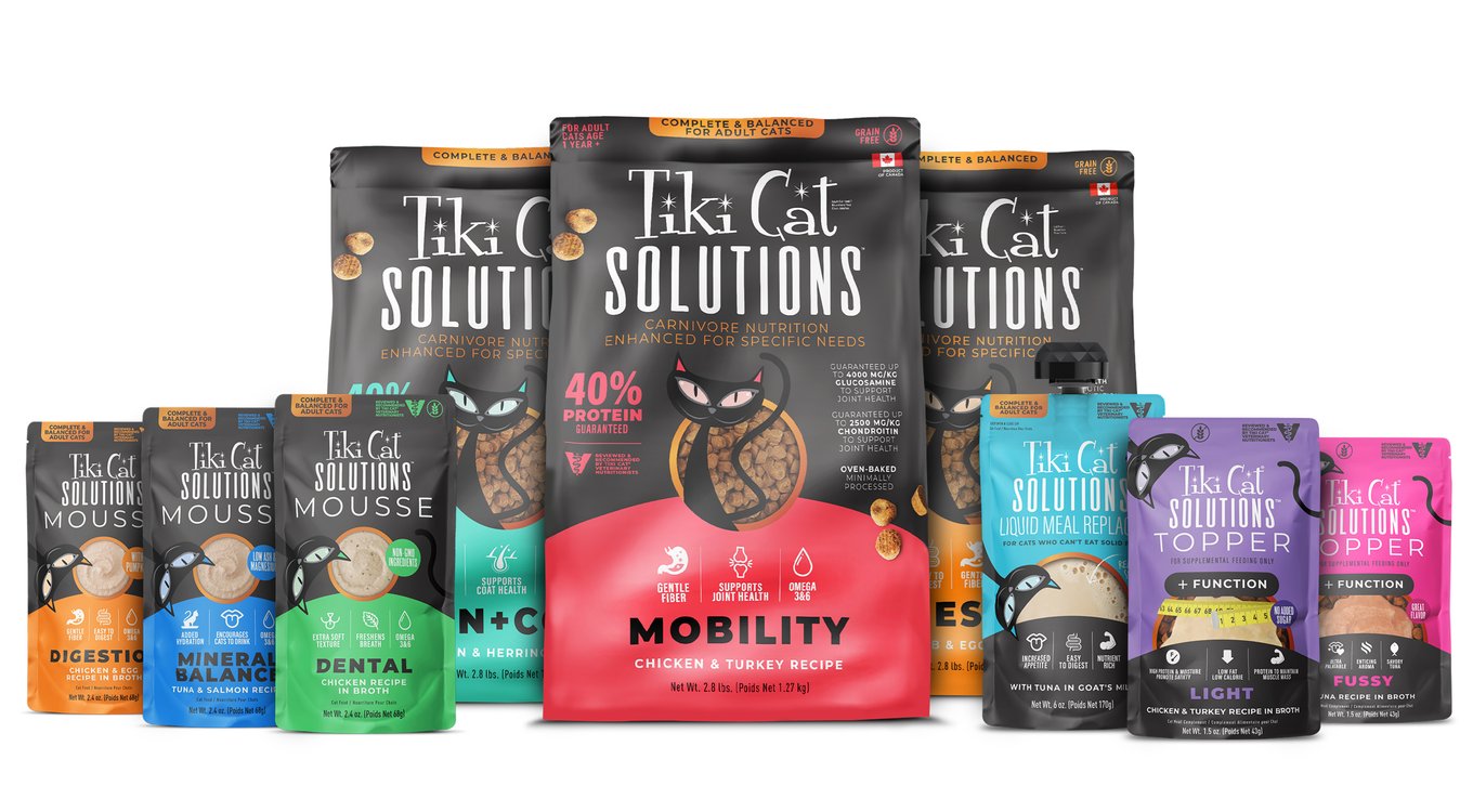 TIKI CAT Solutions Mineral Balance Chicken Grain-Free Dry Cat Food, 2.8 ...