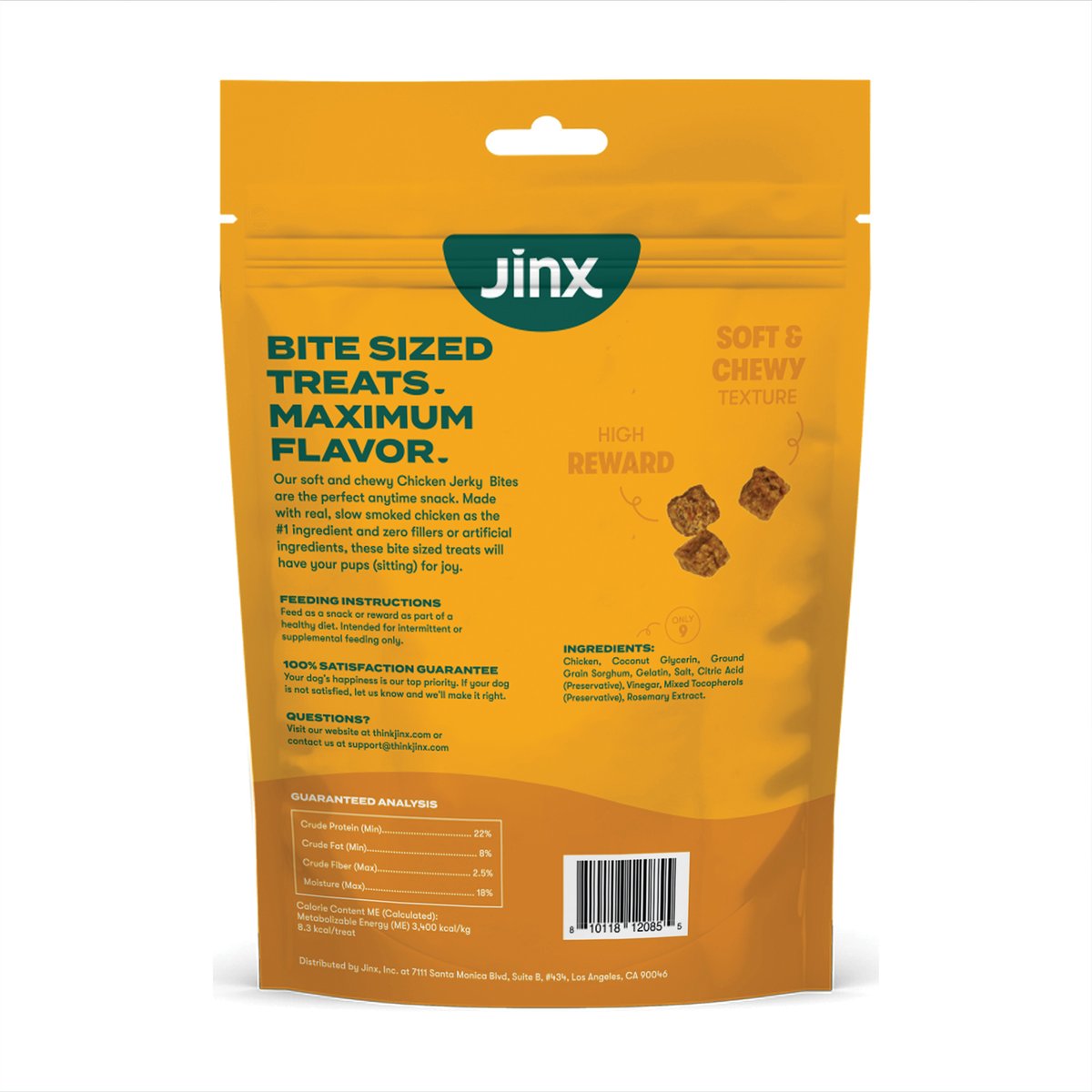 JINX Chicken Bites Jerky Dog Treats, 15-oz bag - Chewy.com