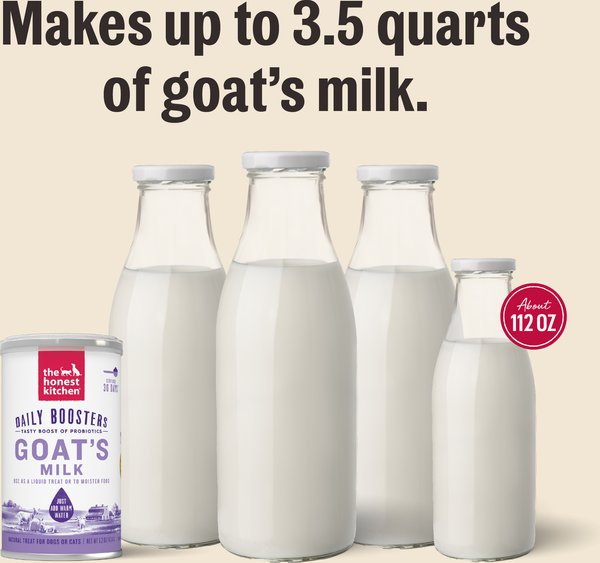 THE HONEST KITCHEN Daily Boosters Instant Goat's Milk with Probiotics ...
