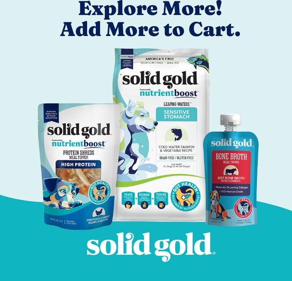 SOLID GOLD Complete & Balanced Chicken Recipe Air Dried Dog Food Topper ...