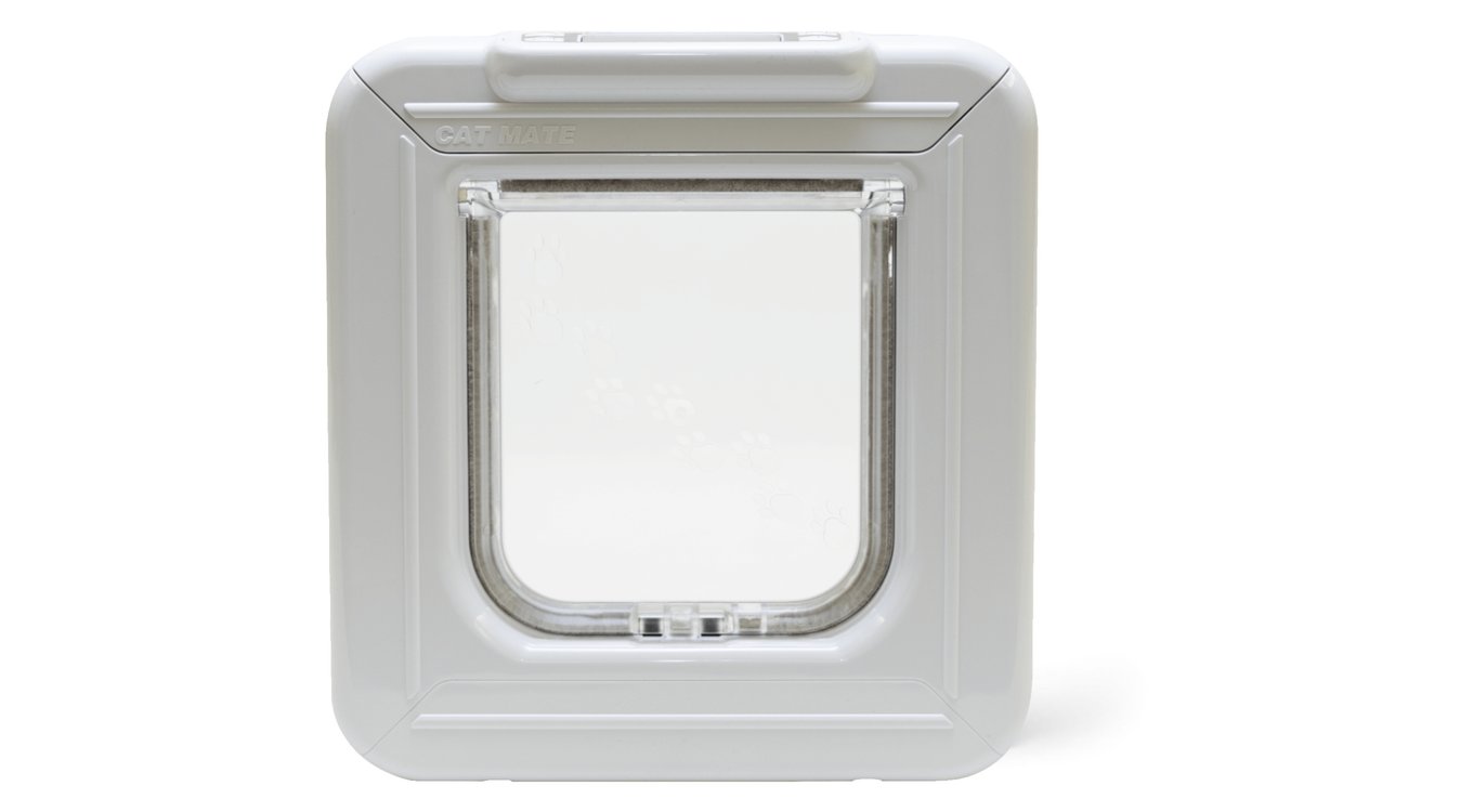 Out of Stock - CAT MATE Elite Super Selective I.D. Disc Cat Flap, White ...