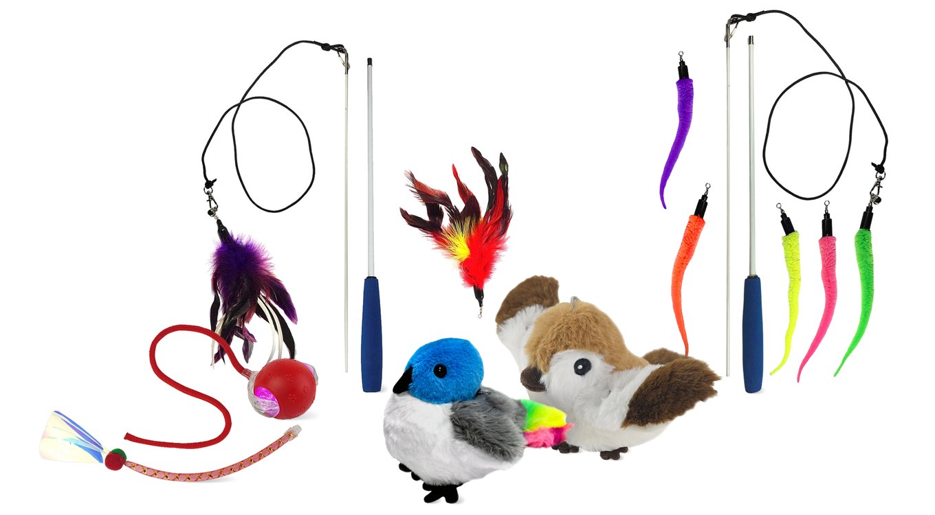 PET FIT FOR LIFE Stuffed Cat with Calming Heartbeat & Heating Pad Plush ...