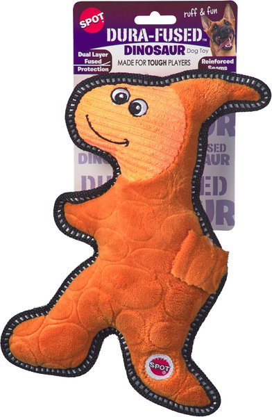 SPOT Ethical Products Spot Dura-Fuse Dinosaur Dog Toy, 11-in - Chewy.com