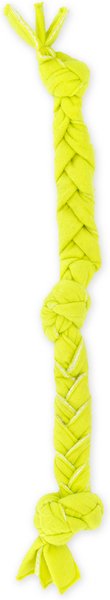 GURU Squeaking Tennis Snuffle Rope Interactive Tug & Treat Dog Toy ...