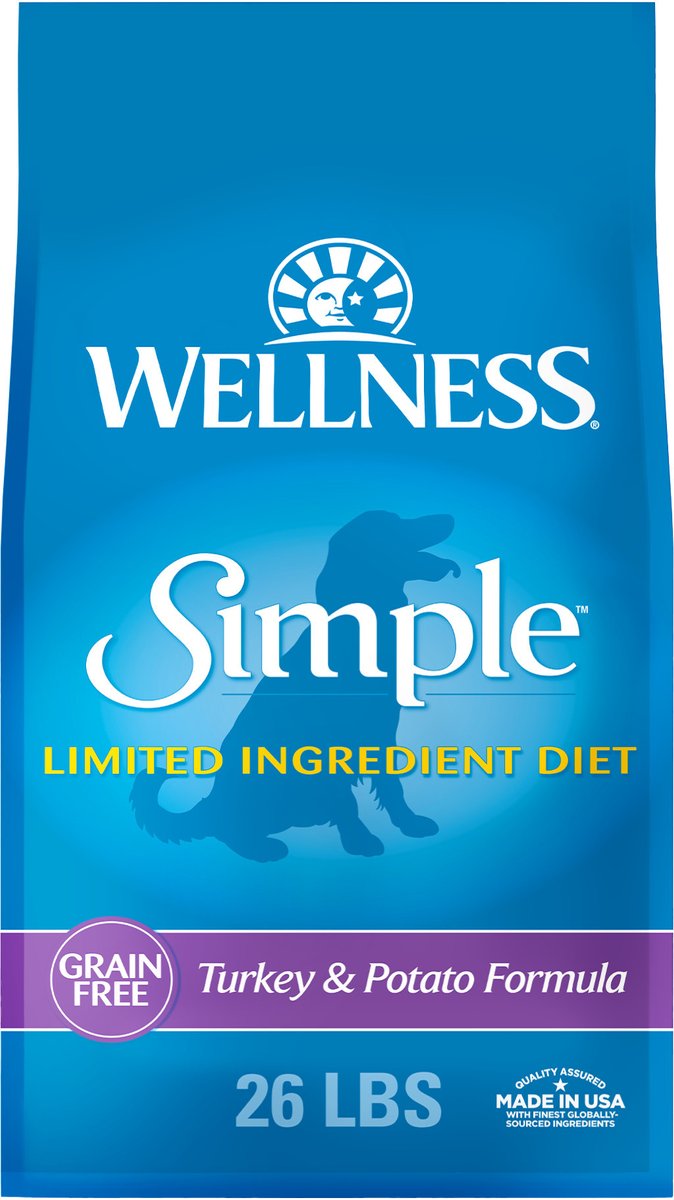 WELLNESS Simple Limited Ingredient Diet Grain-Free Turkey & Potato ...