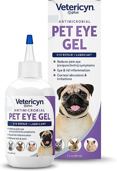 VETERICYN Plus Pet Eye Gel for Dogs, Cats & Small Pets, 3-fl oz bottle ...
