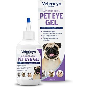 VETERICYN Plus Pet Eye Gel for Dogs, Cats & Small Pets, 3-fl oz bottle ...