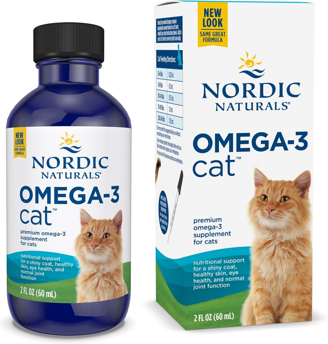 NORDIC NATURALS Omega-3 Cat Supplement, 2-fl oz bottle - Chewy.com