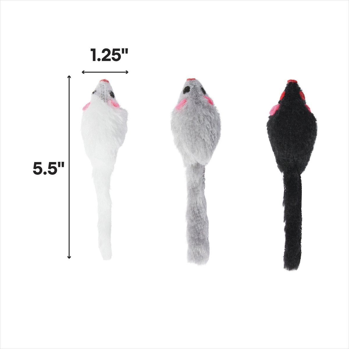 TURBO Assorted Mice Cat Toy, 12 count - Chewy.com