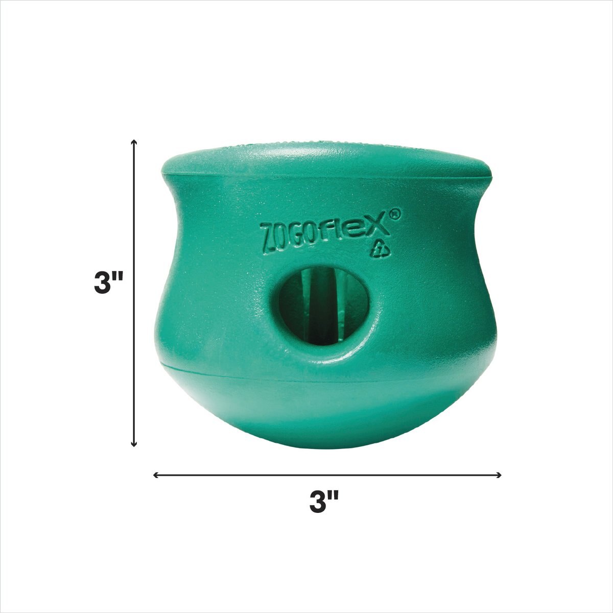 Discontinued - WEST PAW Zogoflex Toppl Tough Treat Dispensing Dog Chew ...