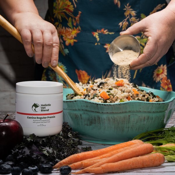 HOLISTIC VET BLEND Canine Regular Premix Powder Nutritional Supplement ...