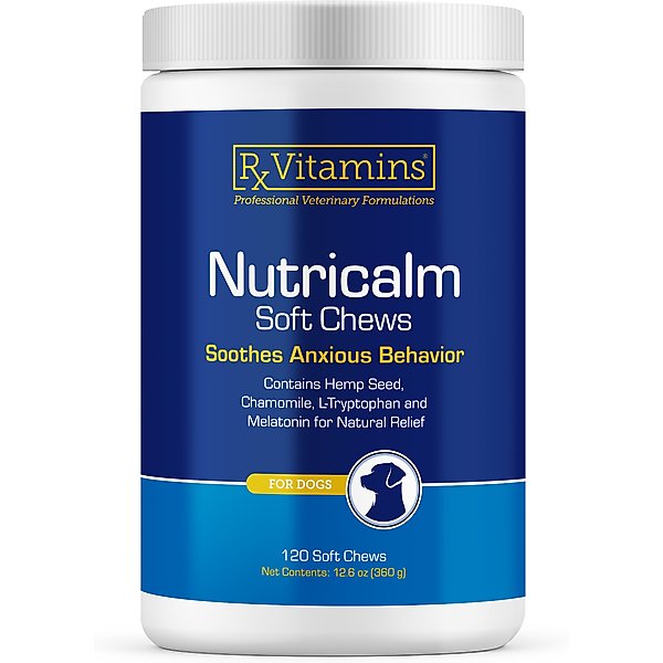 RX VITAMINS Nutricalm Soft Chews Supplement for Dogs, 120 count - Chewy.com