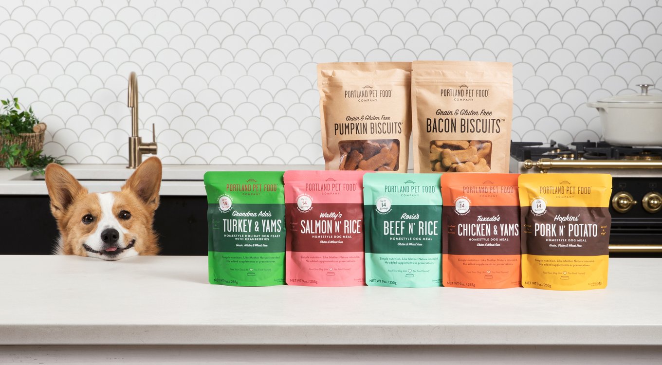 PORTLAND PET FOOD COMPANY Luke's Chicken N' Pumpkin Homestyle Grain ...