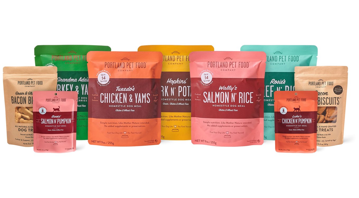 PORTLAND PET FOOD COMPANY Boots' Salmon N' Pumpkin Homestyle Grain-Free ...