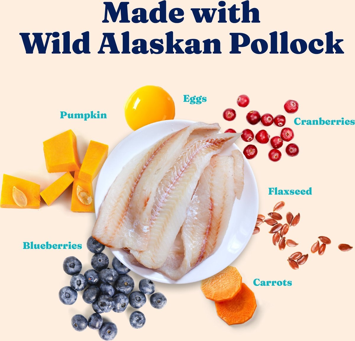 SOLID GOLD High Protein Wild Alaskan Pollock & Eggs Recipe Grain-Free ...
