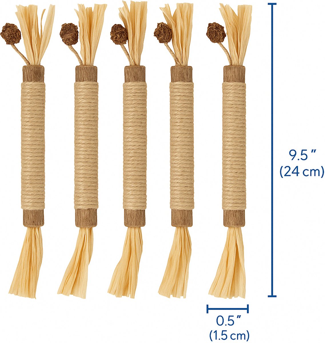 SUNGROW Silvervine Teething Chew Sticks Dental Treat & Feather Cat Toy ...