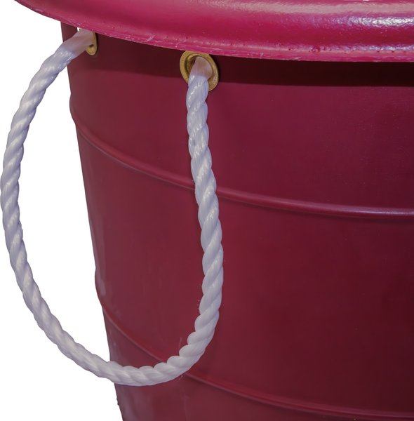DAKOTA 283 Heavy Duty Horse Muck Bucket, Red, 60-qt - Chewy.com