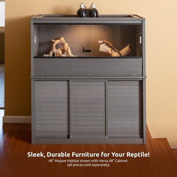 NEW AGE PET ECOFLEX Reptile Habitat Versa Stand, Grey, 48-in - Chewy.com