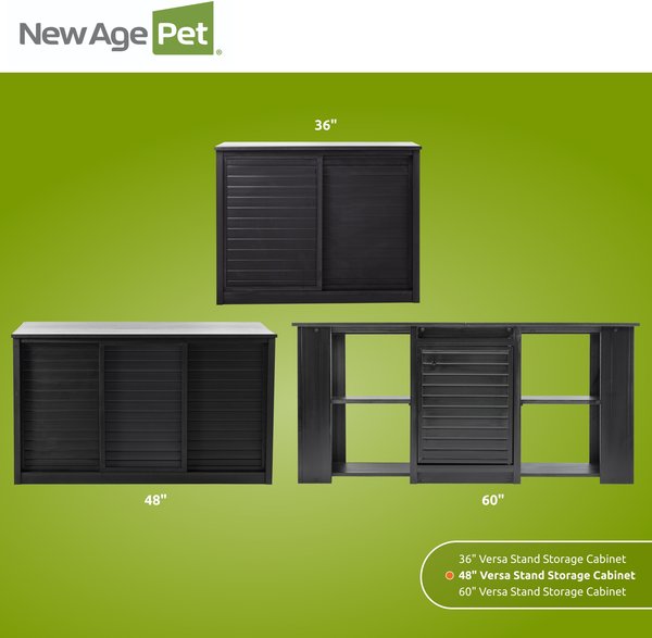 NEW AGE PET ECOFLEX Reptile Habitat Versa Stand, Espresso, 48-in - Chewy.com