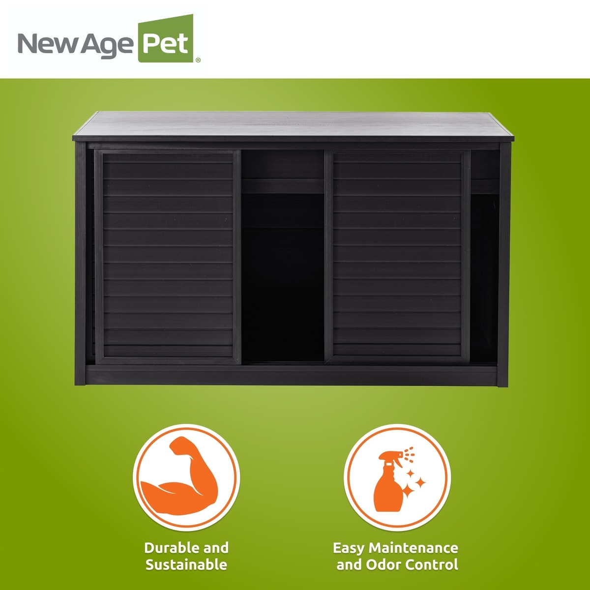 NEW AGE PET ECOFLEX Reptile Habitat Versa Stand, Black, 48-in - Chewy.com