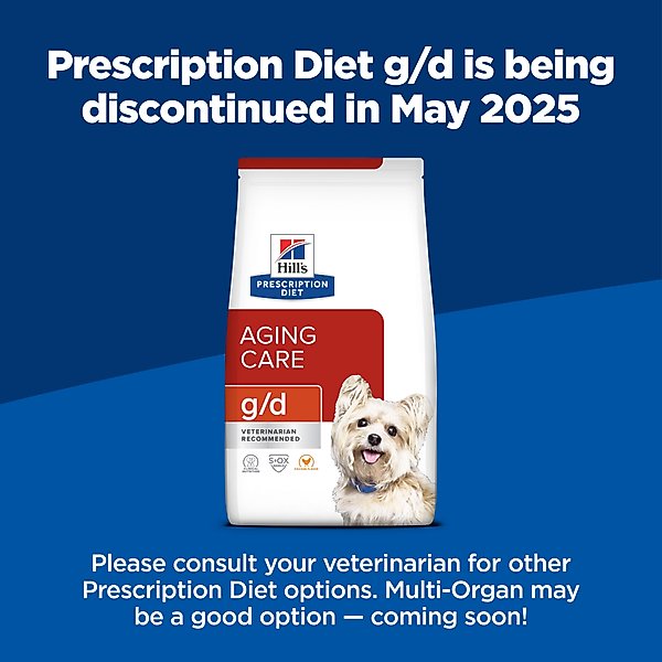 HILL'S PRESCRIPTION DIET Multi-Organ Support Chicken Dry Dog Food, 8.5 ...