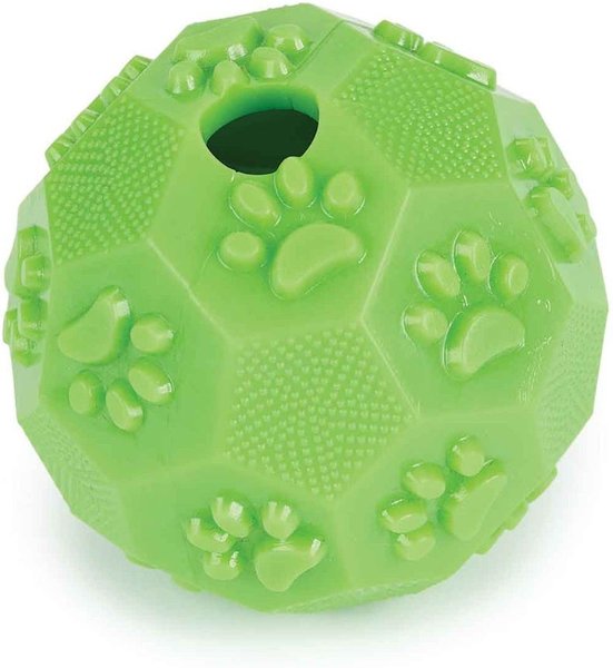 DIGGER'S Paw Chuckle & Treat Ball Light Green, Dog Chew Toy - Chewy.com