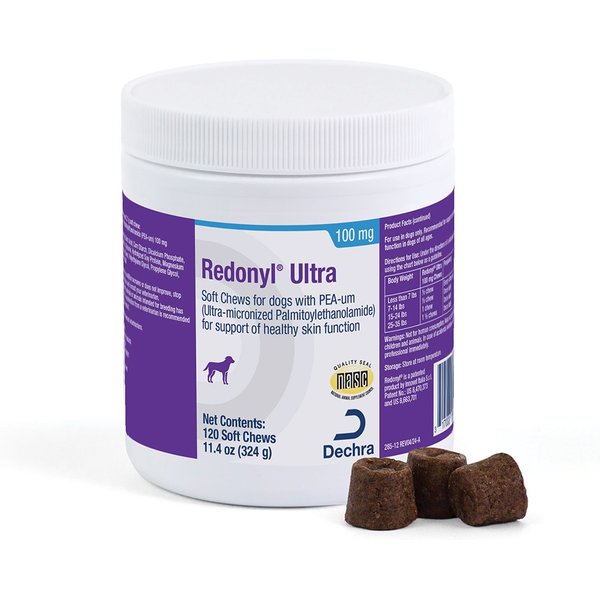 REDONYL Ultra Soft Chews Allergy Supplement for Dogs, 100-mg, 120 count ...