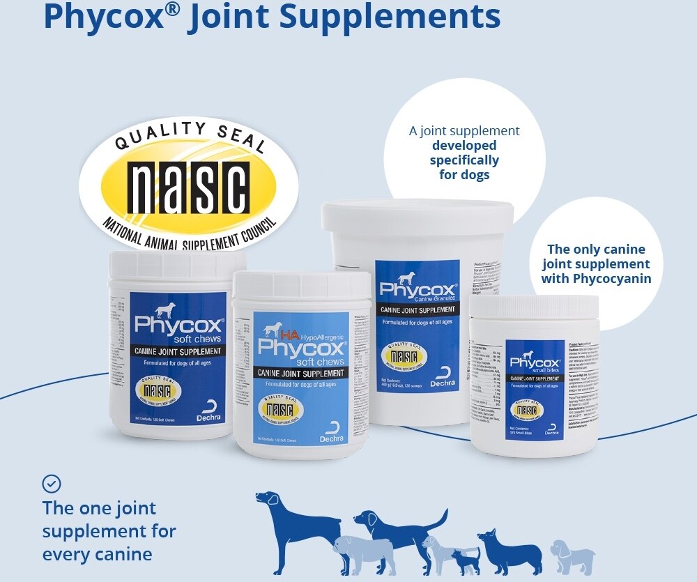 PHYCOX MAX Soft Chews Joint Supplement for Dogs, 90 count - Chewy.com