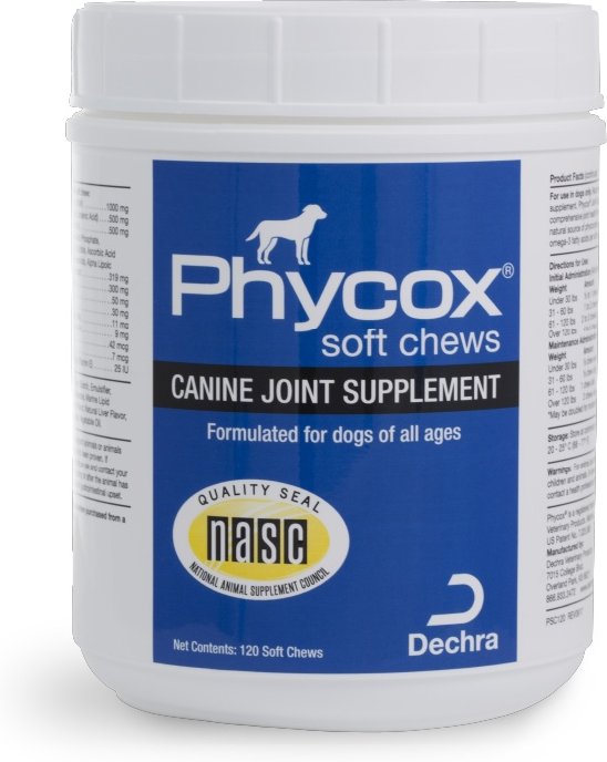 PHYCOX Soft Chews Joint Supplement for Dogs, 120 count - Chewy.com