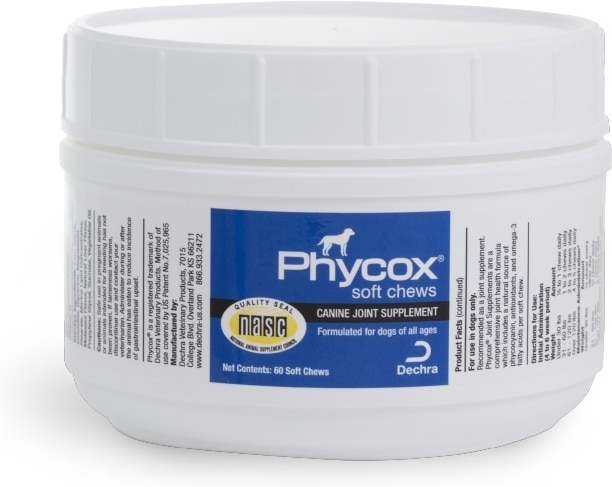 PHYCOX Soft Chews Joint Supplement for Dogs, 60 count - Chewy.com
