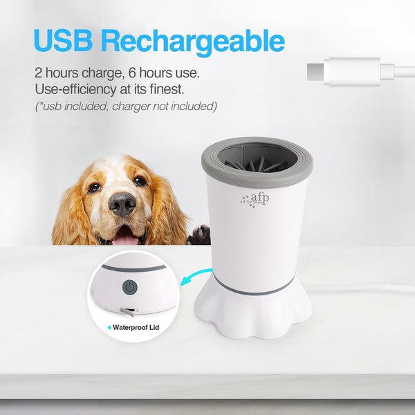 ALLFORPAWS Pet Salon Automatic Dog Paw Cleaner - Chewy.com