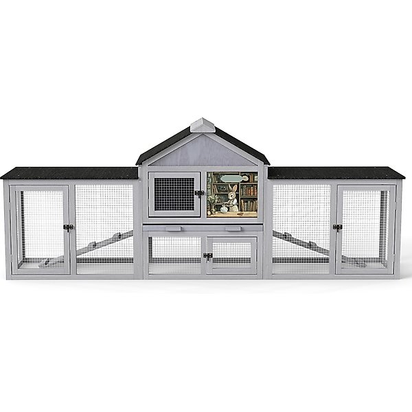 TRIXIE Natura Outdoor Run Rabbit Cage with Covered Top, Large - Chewy.com