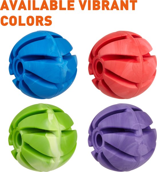 DOGLINE Spiral Ball Dog Toy, Purple, 2-in - Chewy.com